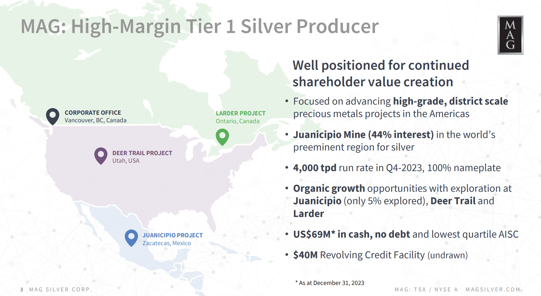 MAG Silver: Free Cash Flowing Silver Miner Is Something You Don't See ...
