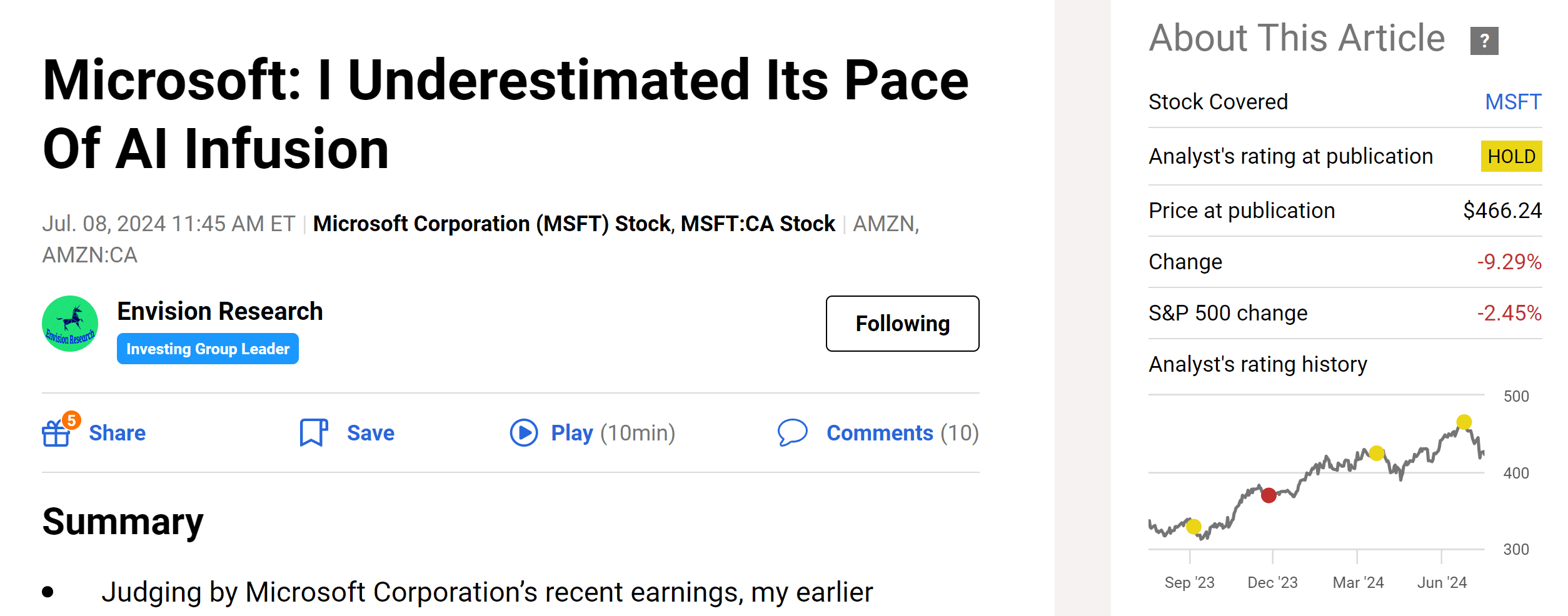 Microsoft Q4: Buy The Correction (NASDAQ:MSFT) | Seeking Alpha