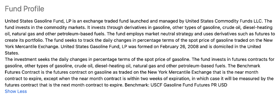 UGA: The Gasoline ETF As The Driving Season Ends | Seeking Alpha