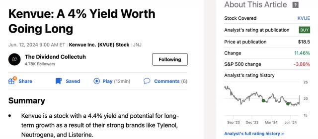 Kenvue: Promising Steps Toward Long-Term Success (NYSE:KVUE) | Seeking Alpha