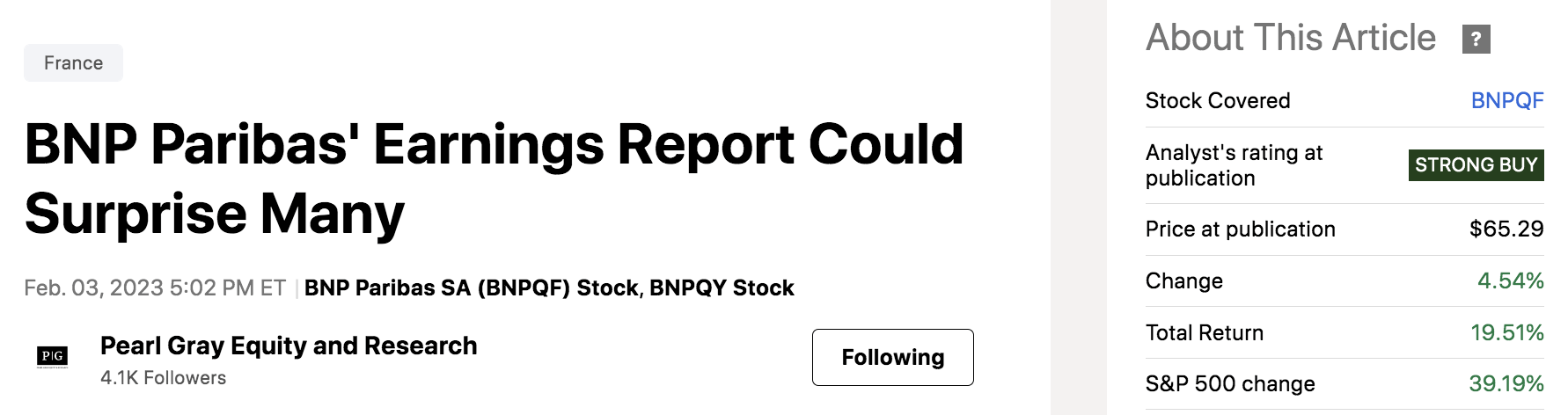 BNP Paribas Stock: An Overlooked Value Idea (OTCMKTS:BNPQF) | Seeking Alpha