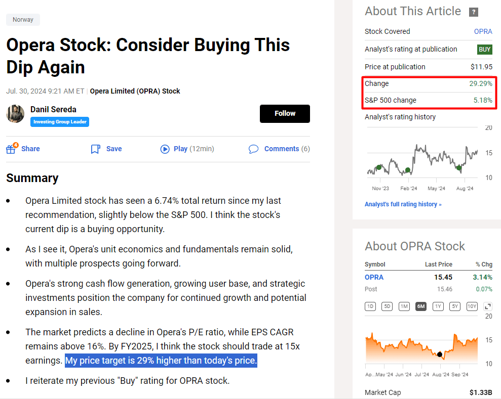 Opera Stock Is A Top Choice In Its Niche (NASDAQ:OPRA) | Seeking Alpha