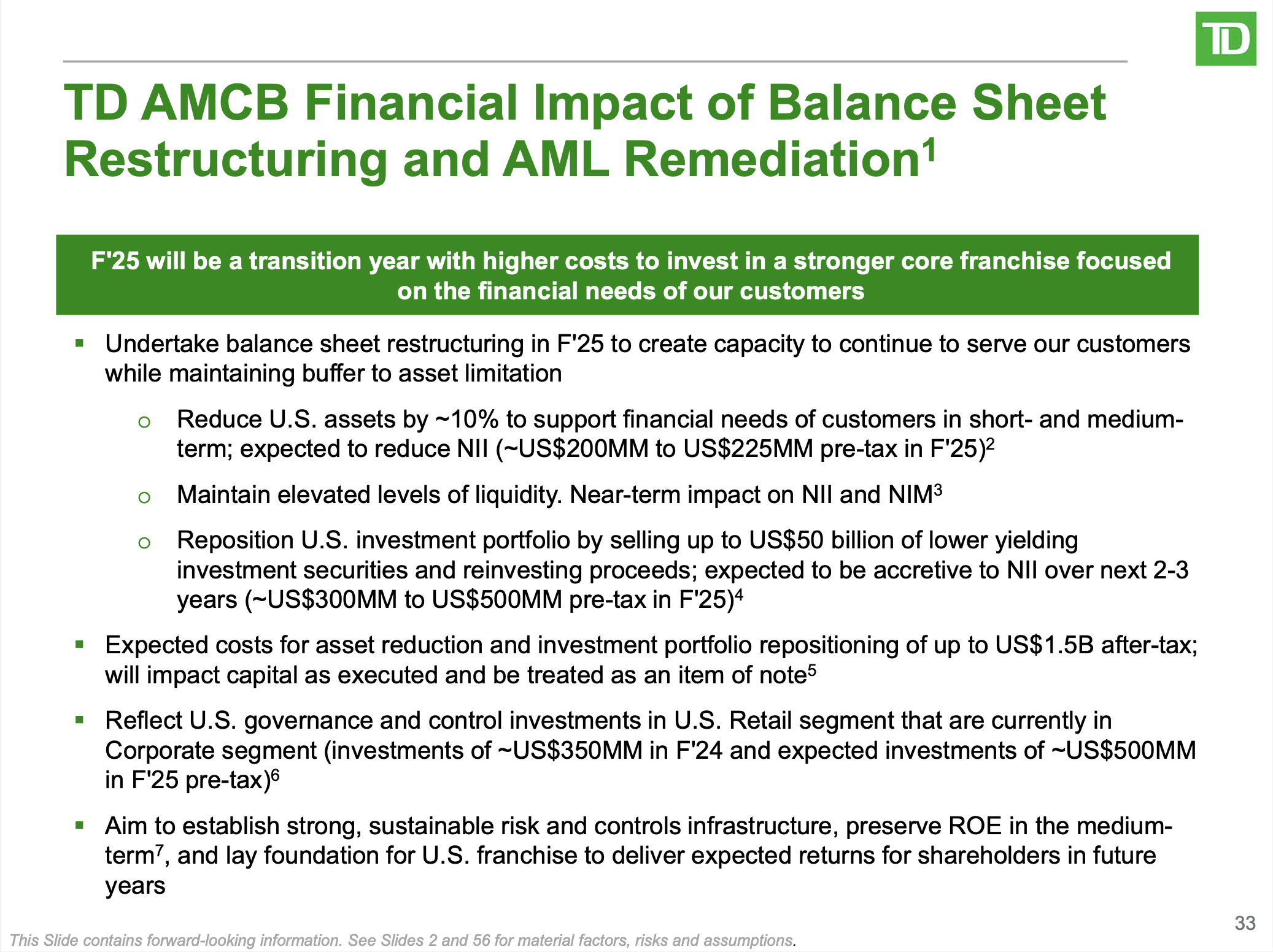 Toronto-Dominion Bank: In A Phase Of Strategic Restructuring | Seeking ...
