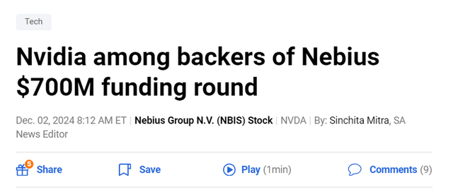 Nebius Group: A Hidden AI Gem At A Reasonable Price (NASDAQ:NBIS ...