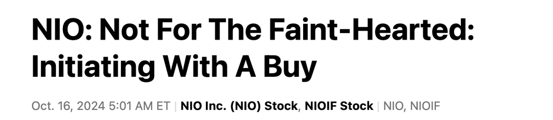 It's Time To Upgrade NIO: Here Is Why (NYSE:NIO) | Seeking Alpha