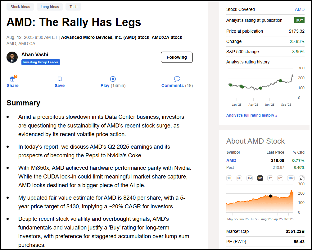 AMD: Business Hypergrowth In Sight, I'm A Buyer (AMD) | Seeking Alpha