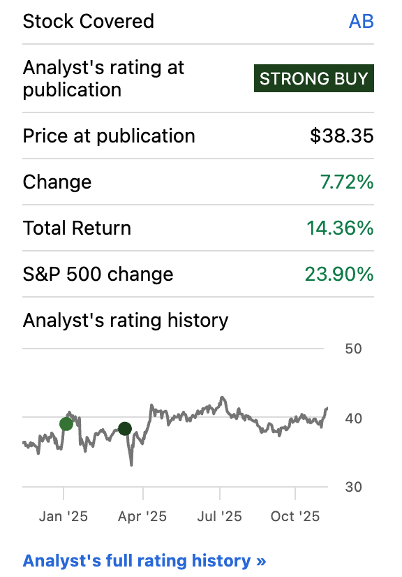 AllianceBernstein: The Bull Case Remains Intact Following Q3 Results ...