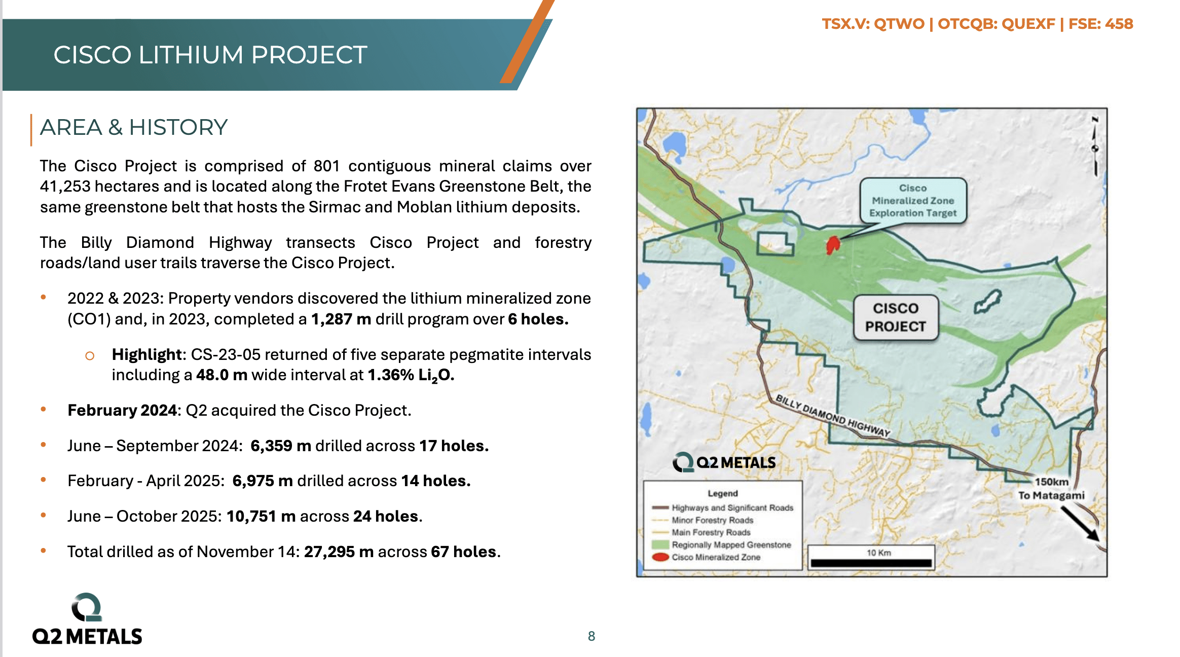 Q2 Metals: The Cisco Project Keeps Growing (TSXV:QTWO:CA) | Seeking Alpha