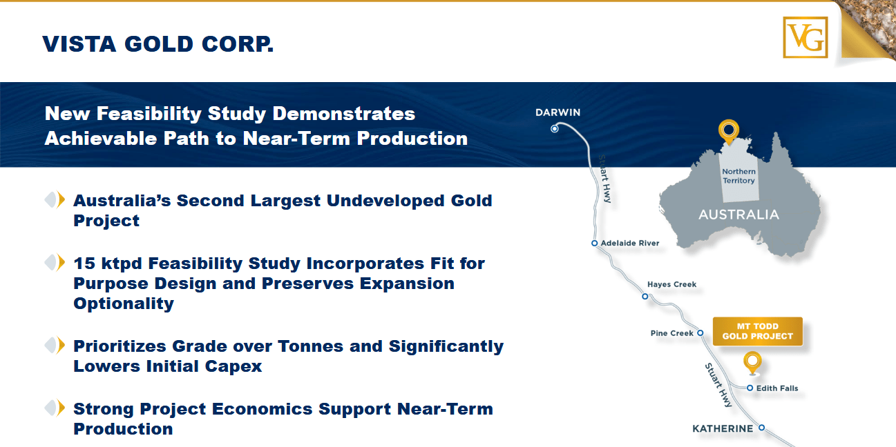 Vista Gold: The Market Sees A Transformative Future In An Economically ...