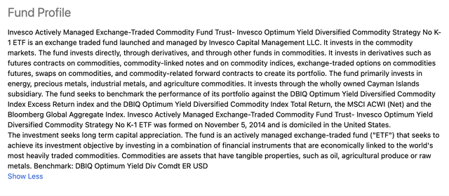 Commodity Exposure Through The PDBC ETF (PDBC) | Seeking Alpha