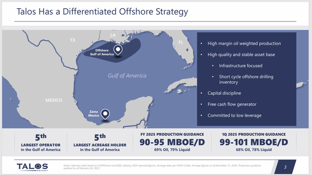 Talos Energy Stock: Small Offshore Producer With Good Possibilities ...
