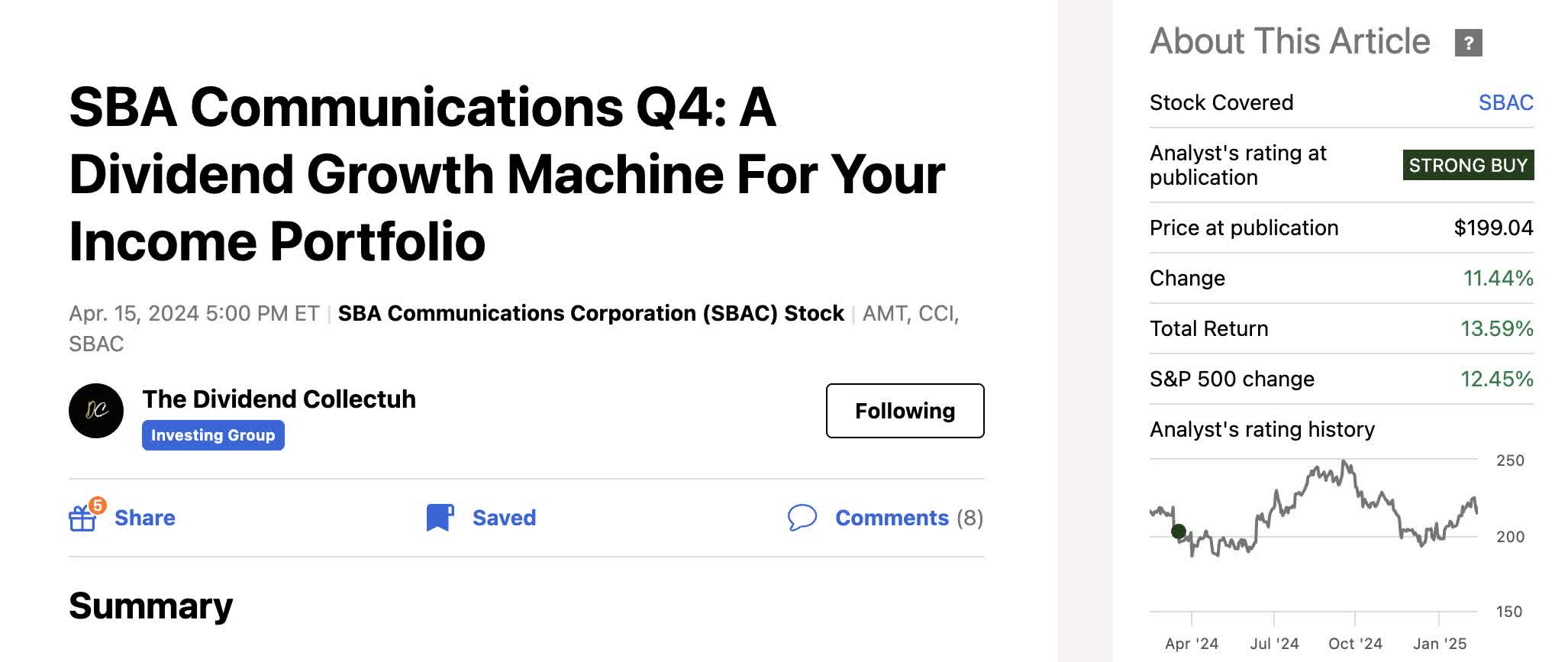 SBA Communications: Headwinds Persist, But Growth Potential Remains ...