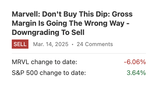 Marvell: Sell Into This Relief Rally Before It Falls Below $65 (MRVL ...