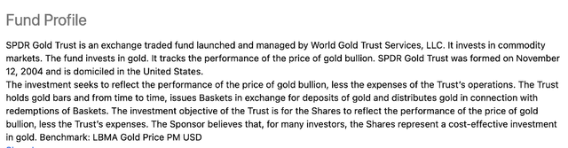 GLD: The Oldest And Largest Commodity ETF Product (NYSEARCA:GLD ...