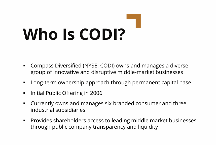 Compass Diversified Loses Its Bearings (NYSE:CODI) | Seeking Alpha