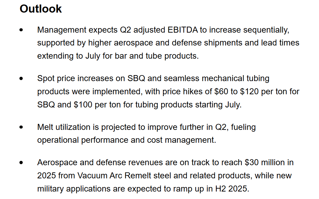 Metallus Stock: Benefiting From Higher Defense Spending And Steel ...