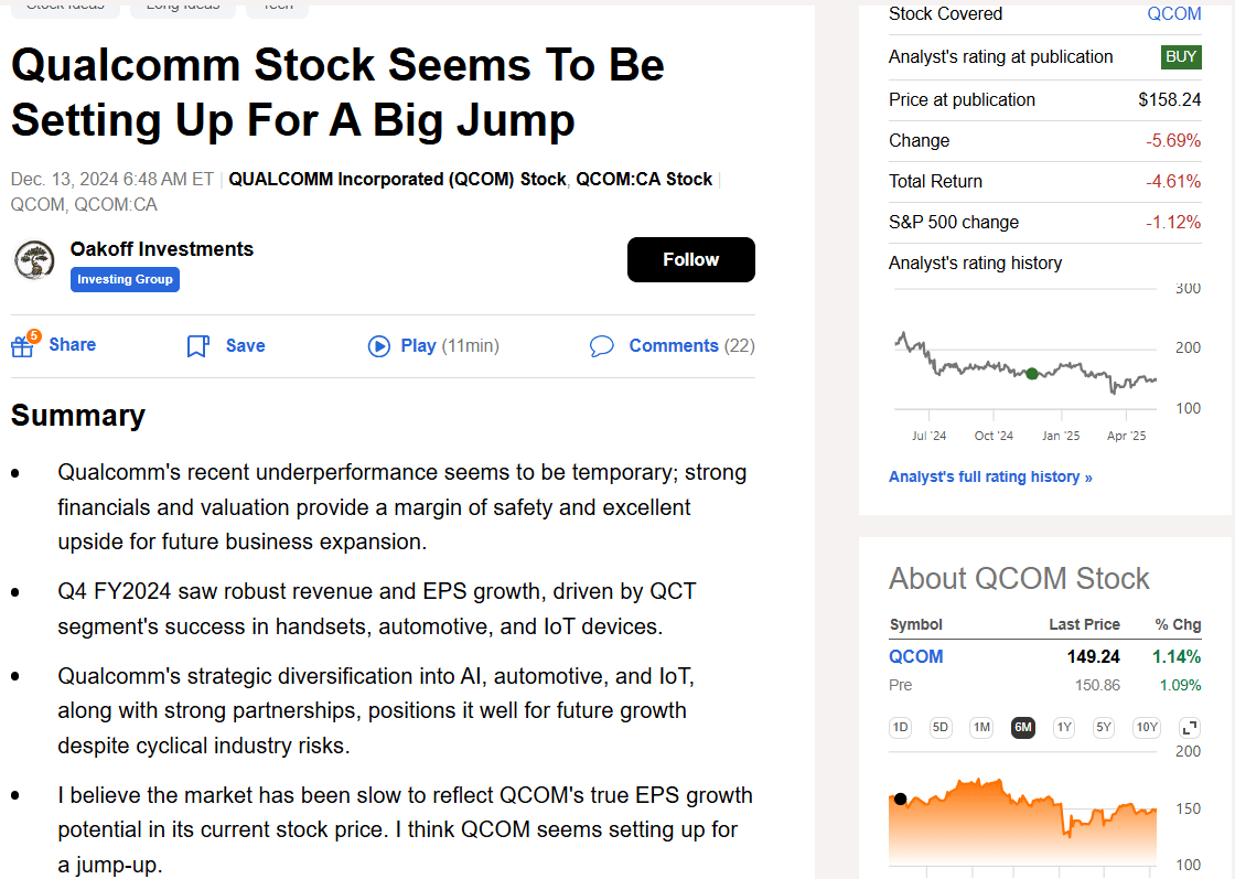 Qualcomm's AI Empire Is Building – And Alphawave Just Handed Them The Keys | Seeking Alpha