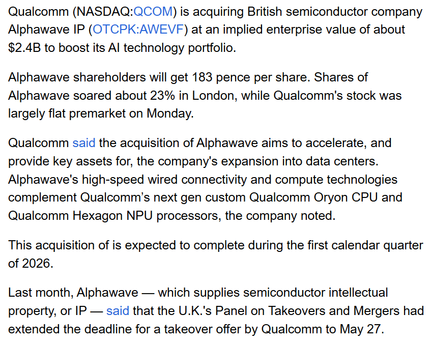 Qualcomm's AI Empire Is Building – And Alphawave Just Handed Them The Keys | Seeking Alpha