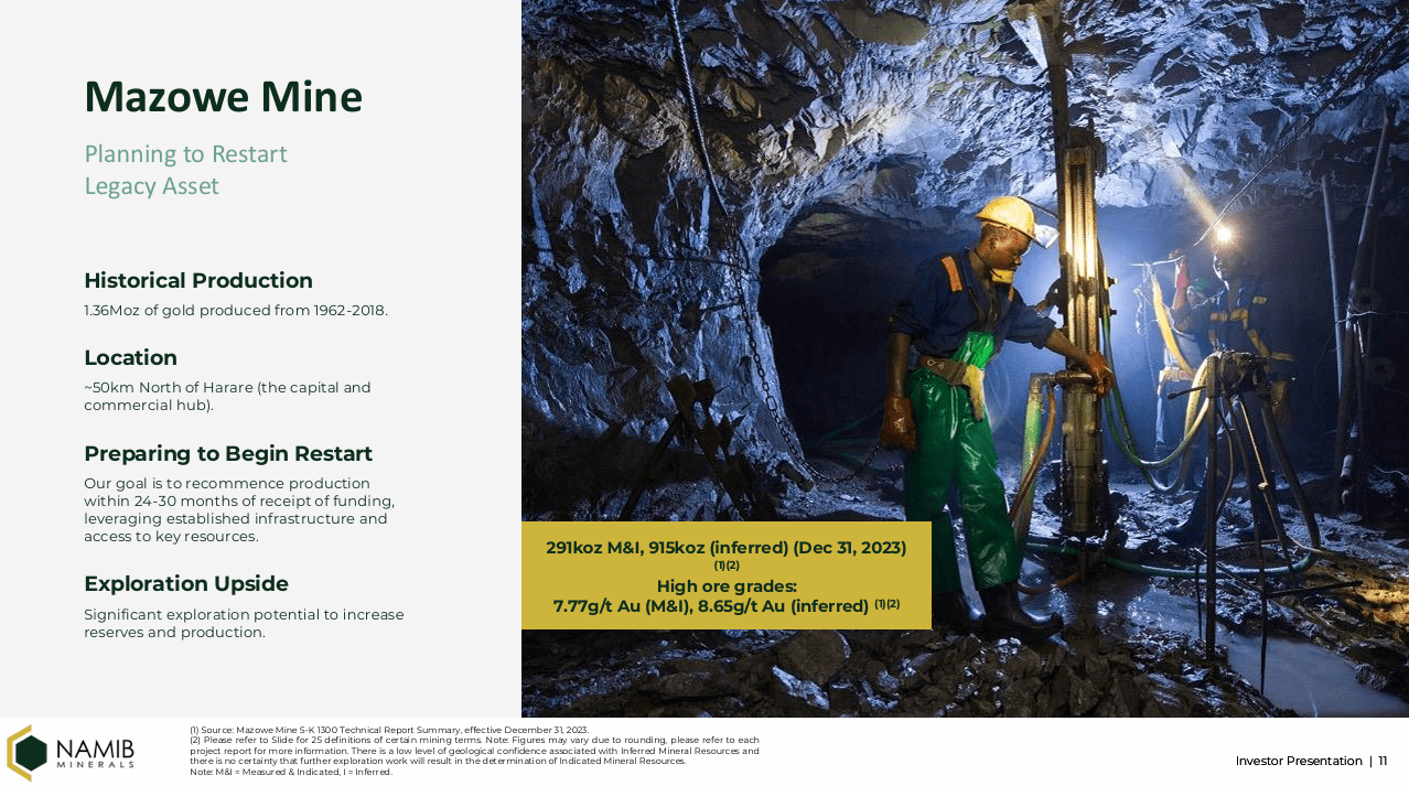 Namib Minerals: Post-SPAC Gold Play With One Working Mine And Too Many ...