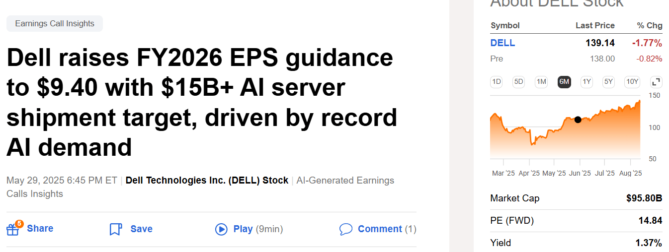 Dell: Why The Best Is Coming (Q2 Earnings Preview) (NYSE:DELL ...