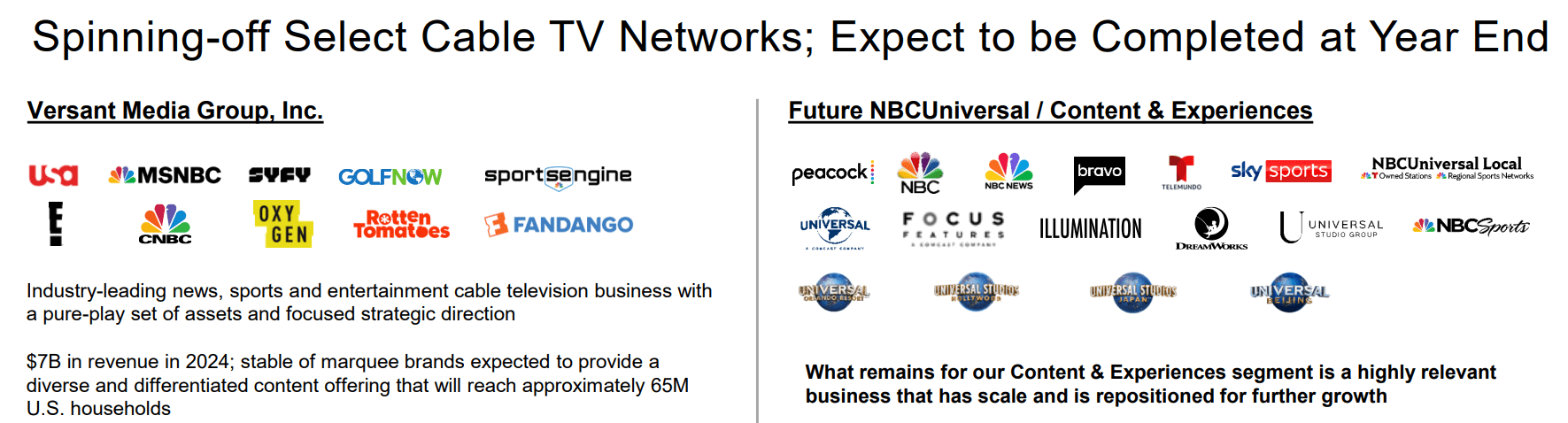Comcast: Buy Telco, Get Experiences For Free (NASDAQ:CMCSA) | Seeking Alpha