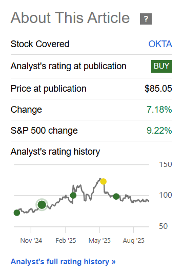 Okta: Let The Identity Wars Begin (NASDAQ:OKTA) | Seeking Alpha