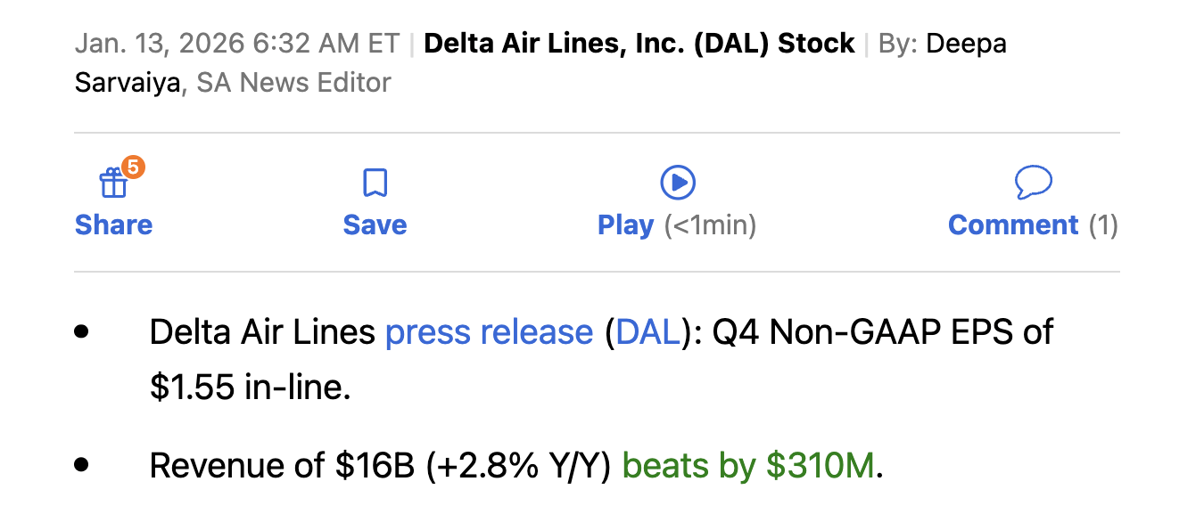 Delta Air Lines: $7 EPS Ceiling (NYSE:DAL) | Seeking Alpha