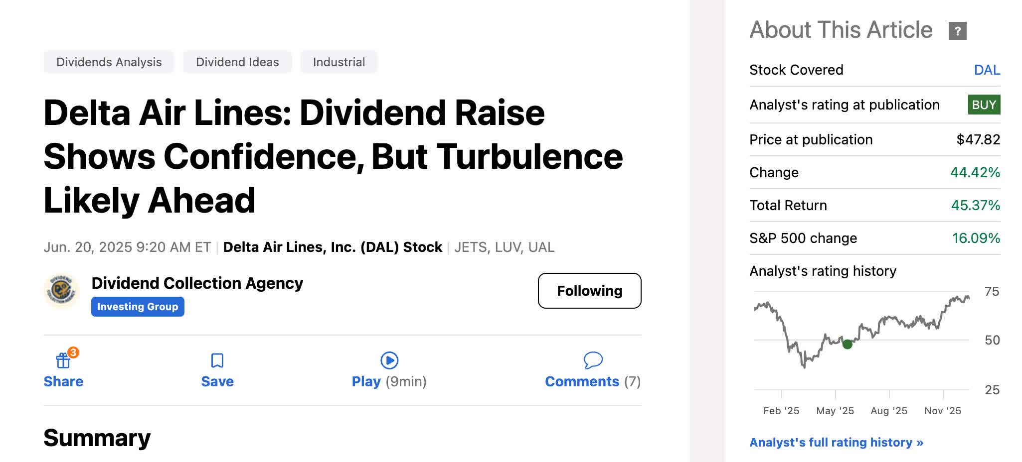 From Turbulence To Takeoff: Why Delta Could Become A Solid Dividend ...