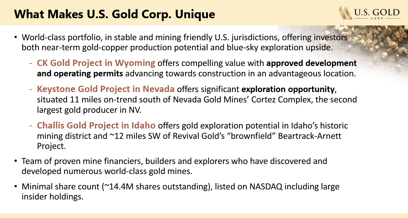 Investors Have Confidence In U.S. Gold, And Lenders Could Follow Suit ...