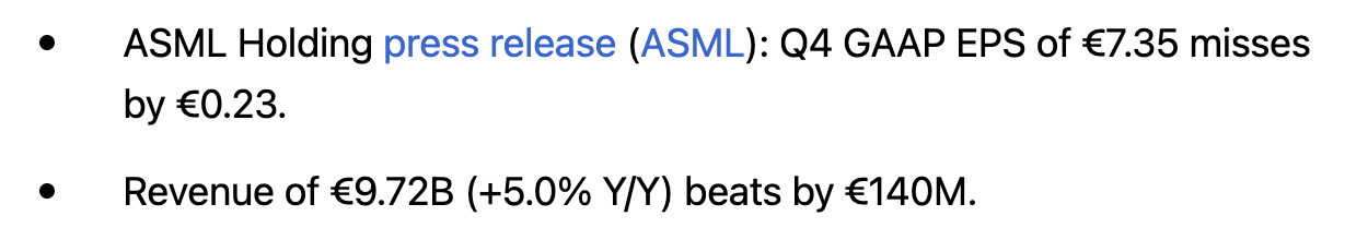ASML: Good Results, But Don't Buy (NASDAQ:ASML) | Seeking Alpha