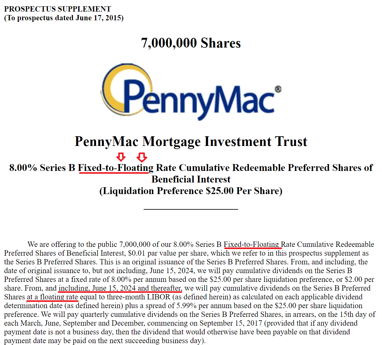9% High-Yield Baby Bond From PennyMac Mortgage Trust (NYSE:PMTV ...