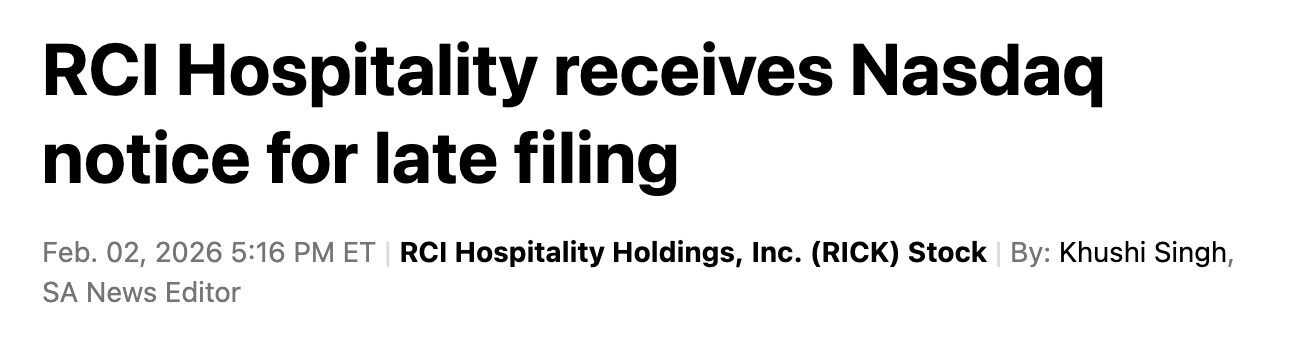 RCI Hospitality: Bombshells Still A Bombshell As Multiple Becomes More ...