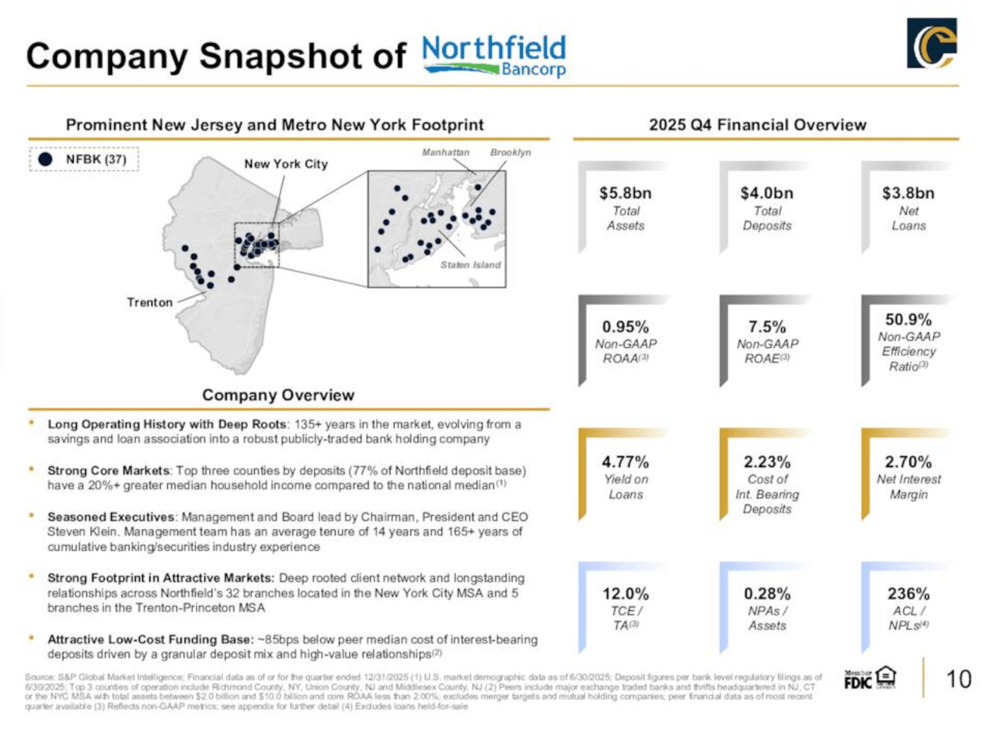 Merger With Northfield Bancorp And Second-Step Conversion Create ...
