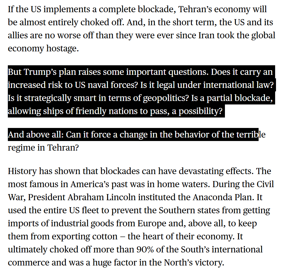 The Market Doesn't Seem To Care About The Naval Blockade | Seeking Alpha