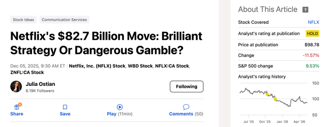 Missing This Netflix Bottom Will Haunt Your Portfolio For Years ...