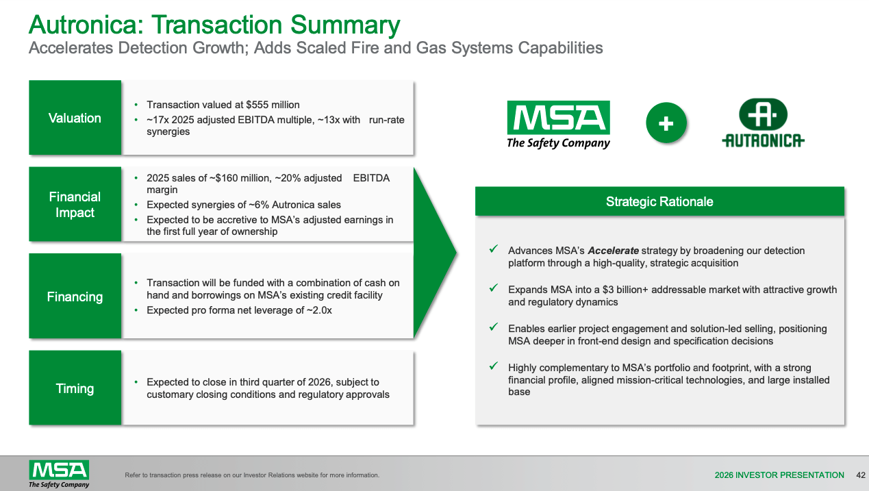 MSA Safety: A Recipe For Growth (NYSE:MSA) | Seeking Alpha