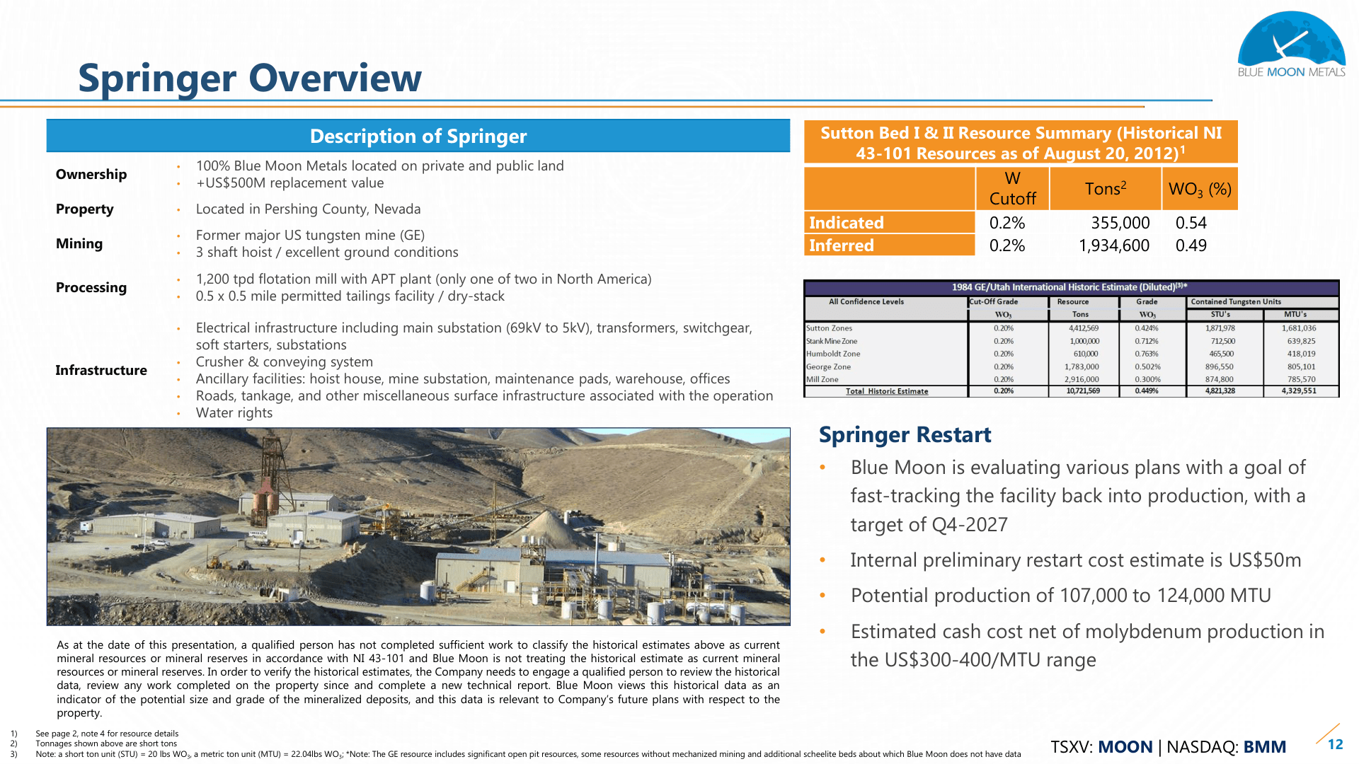 Blue Moon Metals: A Brownfield Critical Metals Platform Moving From ...