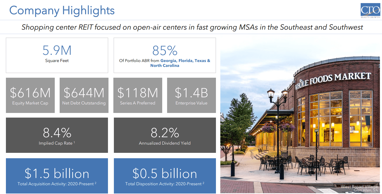 CTO Realty Growth: 7.6% Yield With Approaching Call - Bargain Or Trap ...