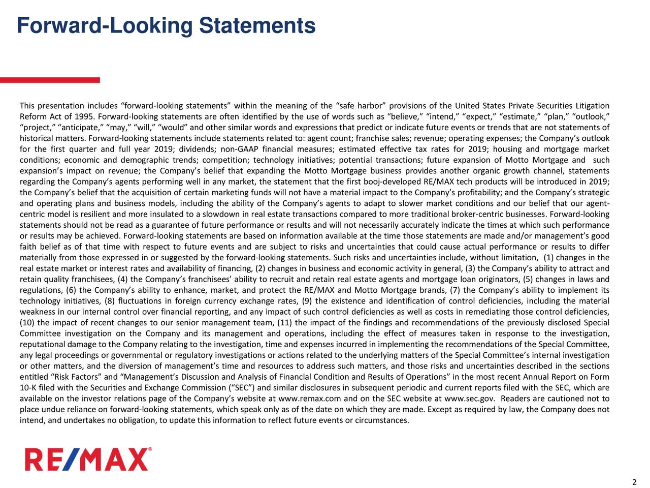 RE/MAX Holdings (RMAX) Investor Presentation - Slideshow (NYSE:RMAX ...