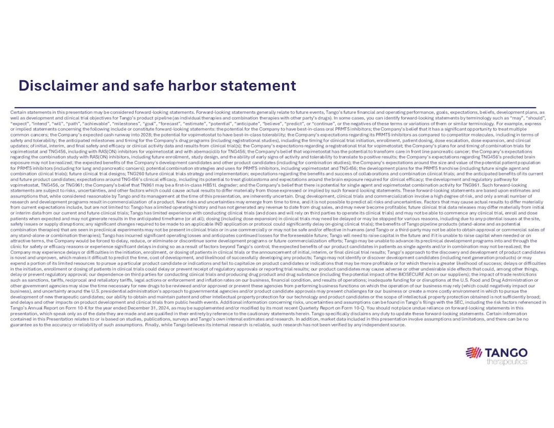 Tango Therapeutics, Inc. (TNGX) Presents at 44th Annual J.P. Morgan ...