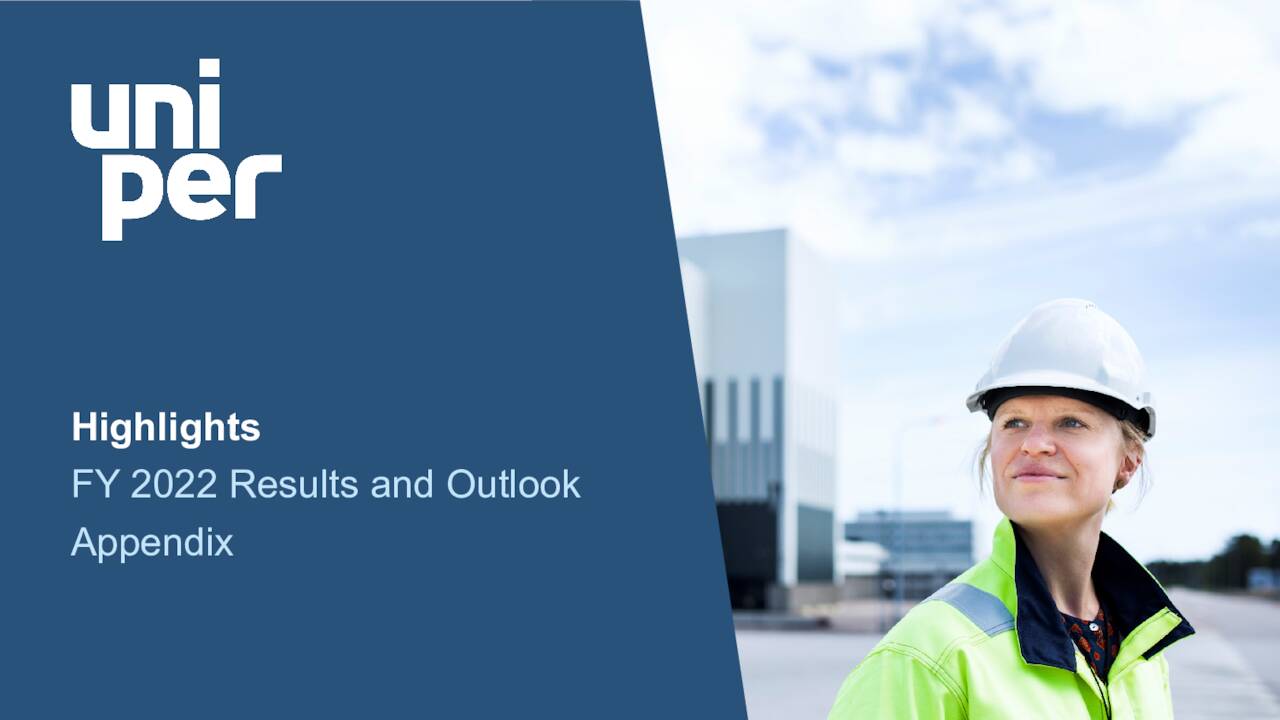 Uniper SE 2022 Q4 - Results - Earnings Call Presentation (OTCMKTS:UNPRF ...