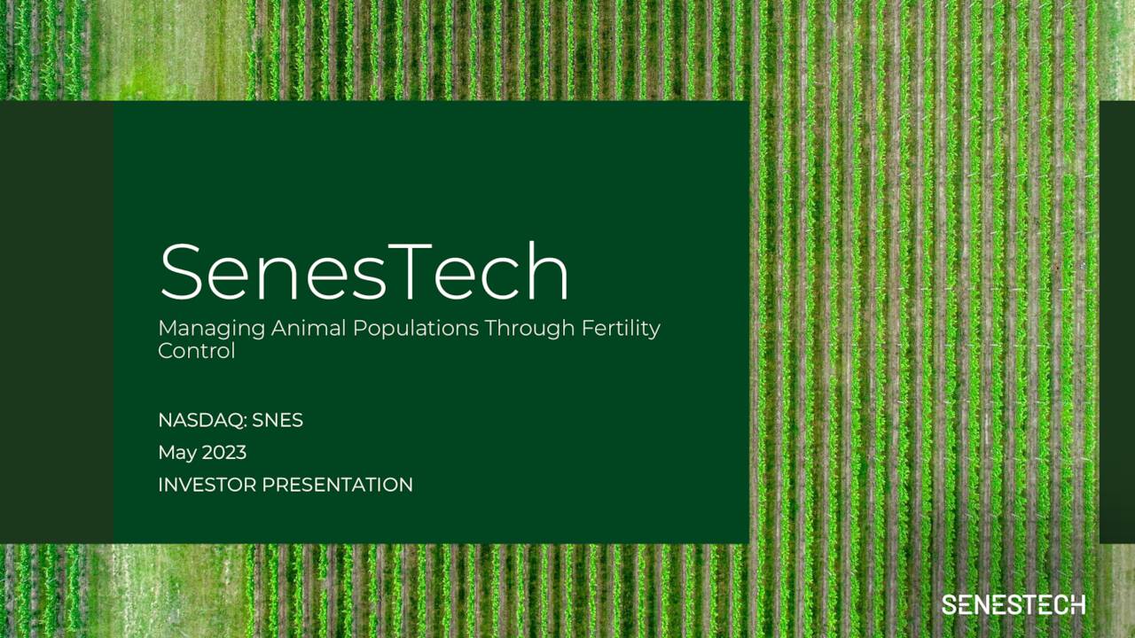 SenesTech, Inc. 2023 Q2 - Results - Earnings Call Presentation (NASDAQ ...