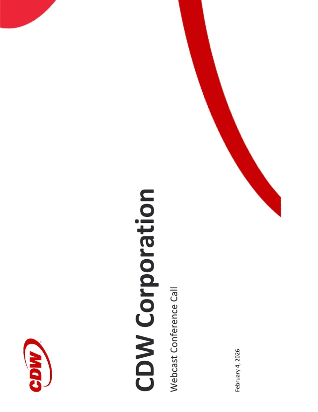 CDW Corporation 2025 Q4 - Results - Earnings Call Presentation (NASDAQ ...