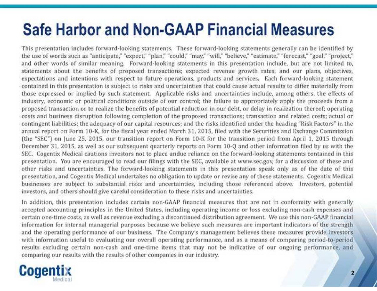 Cogentix Medical (CGNT) Presents At 29th Annual ROTH Conference 2017 ...