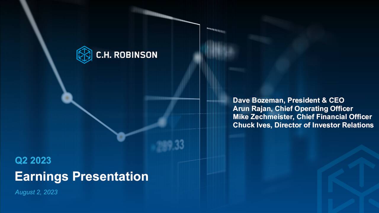 C.H. Robinson Worldwide, Inc. 2023 Q2 - Results - Earnings Call ...