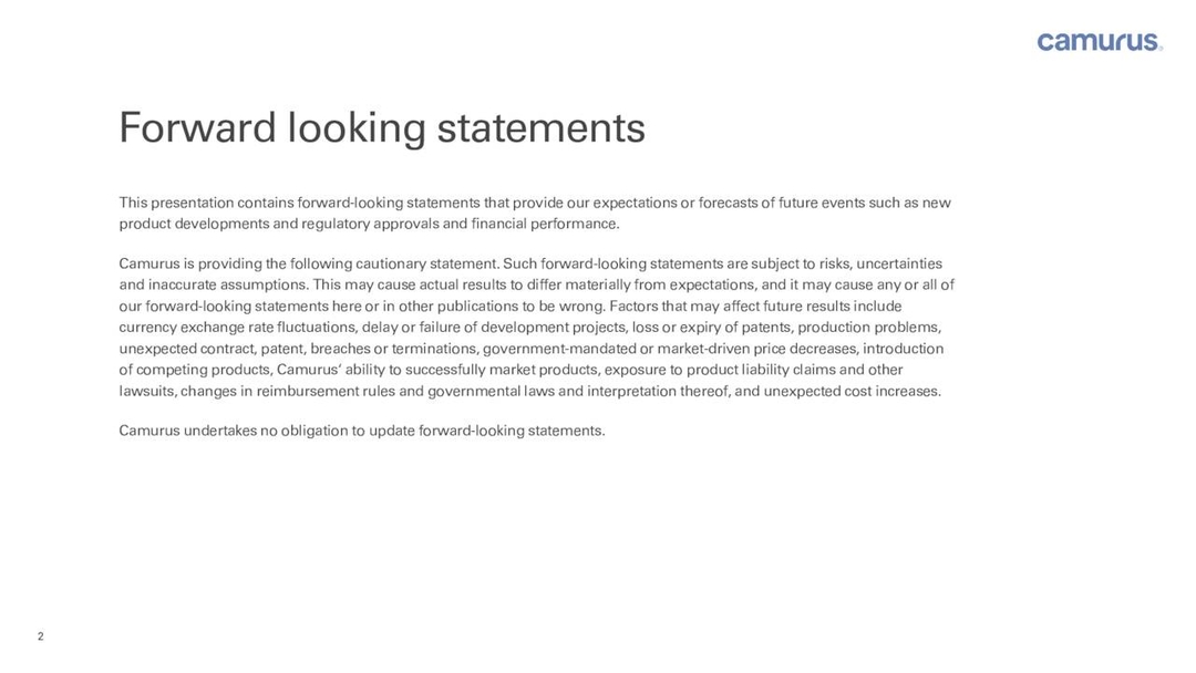 Camurus AB (publ) 2025 Q3 - Results - Earnings Call Presentation ...