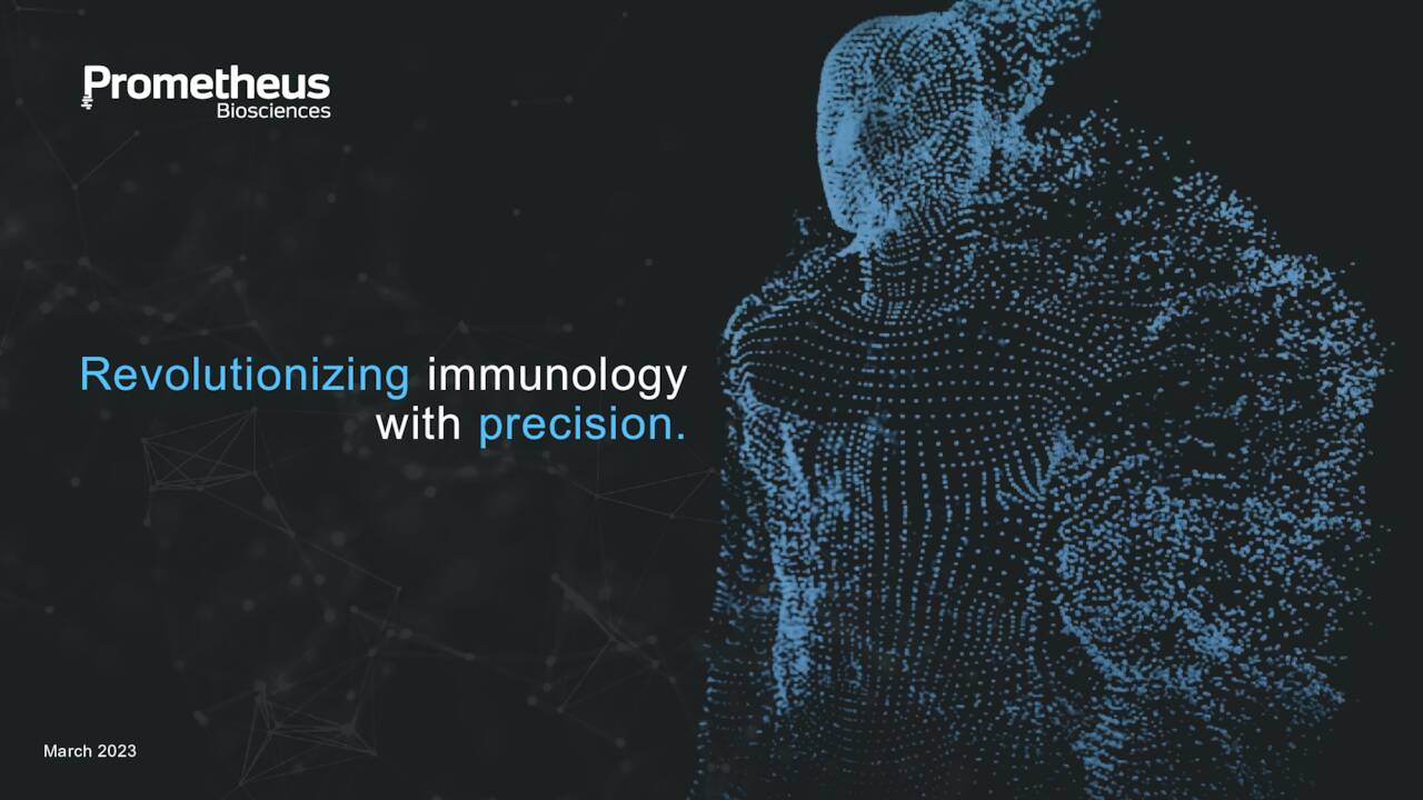 Prometheus Biosciences I(RXDX) Investor Presentation - Slideshow (NYSE ...