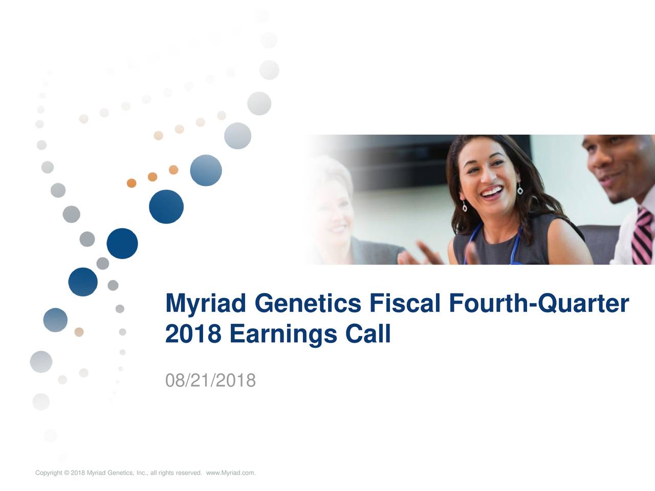 Myriad Genetics, Inc. 2018 Q4 - Results - Earnings Call Slides (NASDAQ ...
