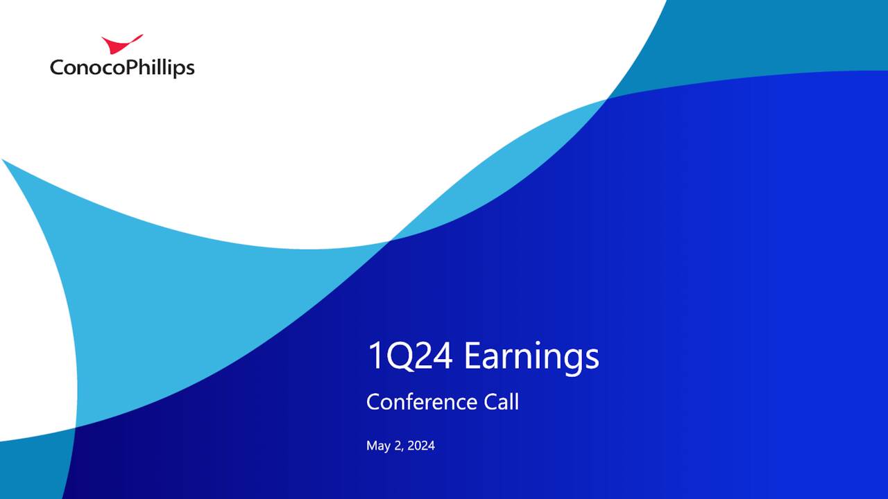 ConocoPhillips 2024 Q1 - Results - Earnings Call Presentation (NYSE:COP) | Seeking Alpha