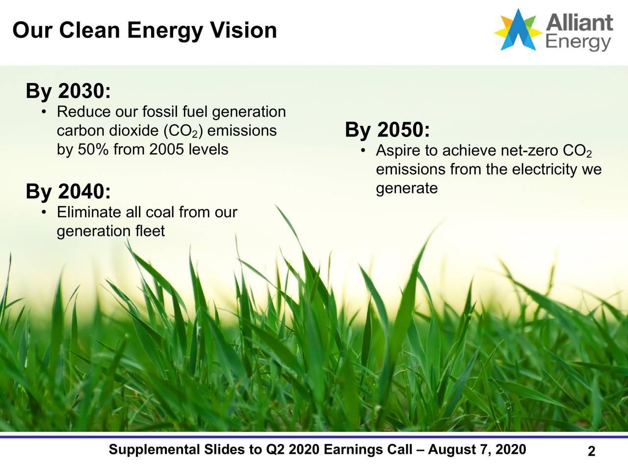 Alliant Energy Corporation 2020 Q2 - Results - Earnings Call ...